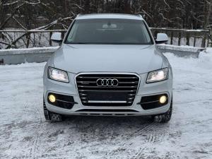 White Audi Q5 2016 in Vilnius, with an engine capacity of 1.97 L and mileage of 279 thousand km for 14700 €, photo 11 on AUTOMOTO.COM.LV