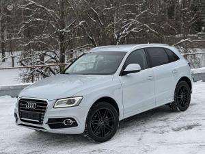 White Audi Q5 2016 in Vilnius, with an engine capacity of 1.97 L and mileage of 279 thousand km for 14700 €, photo 14 on AUTOMOTO.COM.LV