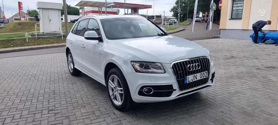 Balts Audi Q5 2016 Viļņa, ar dzinēja tilpumu 3.00 L un nobraukumu 180 tūkst. km par 13000 €, foto 1 vietnē AUTOMOTO.COM.LV
