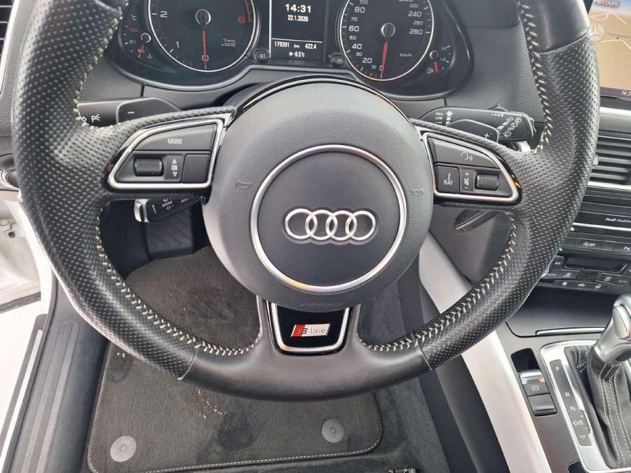 Balts Audi Q5 2016 Tauragė, ar dzinēja tilpumu 1.97 L un nobraukumu 179 tūkst. km par 13200 €, foto 13 vietnē AUTOMOTO.COM.LV
