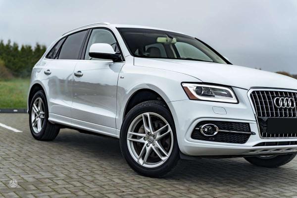 White Audi Q5 2016 in Klaipeda, with an engine capacity of 3.00 L and mileage of 61 thousand km for 15999 €, photo 5 on AUTOMOTO.COM.LV