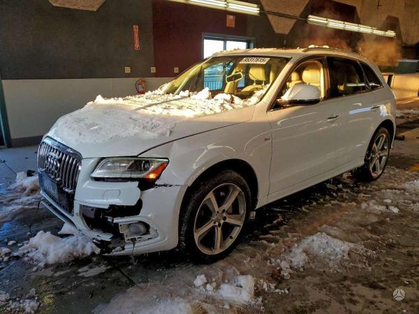 White Audi Q5 2016 in Vilnius, with an engine capacity of 3.00 L and mileage of 240 thousand km for 5800 €, photo 1 on AUTOMOTO.COM.LV