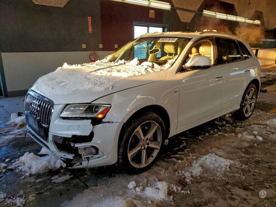 White Audi Q5 2016 in Vilnius, with an engine capacity of 3.00 L and mileage of 240 thousand km for 5800 €, photo 1 on AUTOMOTO.COM.LV