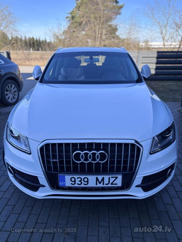 White Audi Q5 2016 in Tallinn, with an engine capacity of 2.00 L and mileage of 103 thousand km for 15000 €, photo 4 on AUTOMOTO.COM.LV