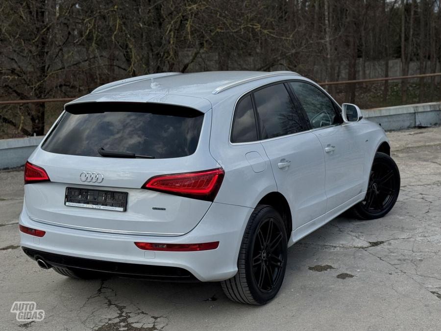 White Audi Q5 2016 in Vilnius, with an engine capacity of 2.00 L and mileage of 279 thousand km for 14200 €, photo 3 on AUTOMOTO.COM.LV