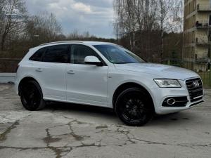 White Audi Q5 2016 in Vilnius, with an engine capacity of 2.00 L and mileage of 279 thousand km for 14200 €, photo 12 on AUTOMOTO.COM.LV