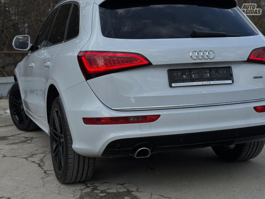 White Audi Q5 2016 in Vilnius, with an engine capacity of 2.00 L and mileage of 279 thousand km for 14200 €, photo 14 on AUTOMOTO.COM.LV