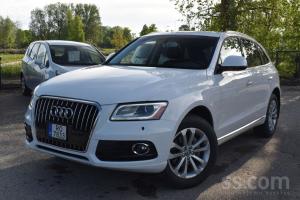 White Audi Q5 2016 in Kuldiga, with an engine capacity of 2.00 L and mileage of 0 thousand km for 13990 €, photo  on AUTOMOTO.COM.LV