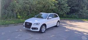 White Audi Q5 2016 in Vilnius, with an engine capacity of 2.00 L and mileage of 260 thousand km for 15350 €, photo  on AUTOMOTO.COM.LV