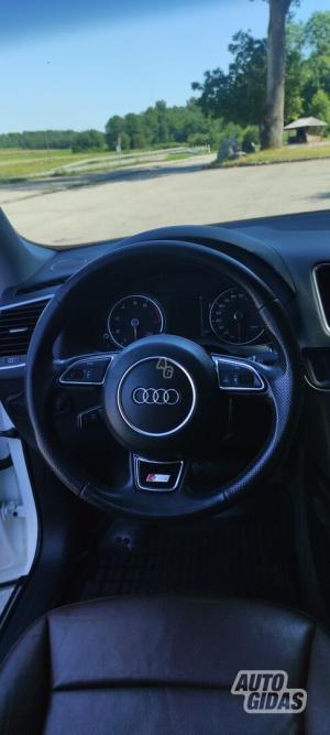 White Audi Q5 2016 in Vilnius, with an engine capacity of 2.00 L and mileage of 260 thousand km for 15350 €, photo 9 on AUTOMOTO.COM.LV