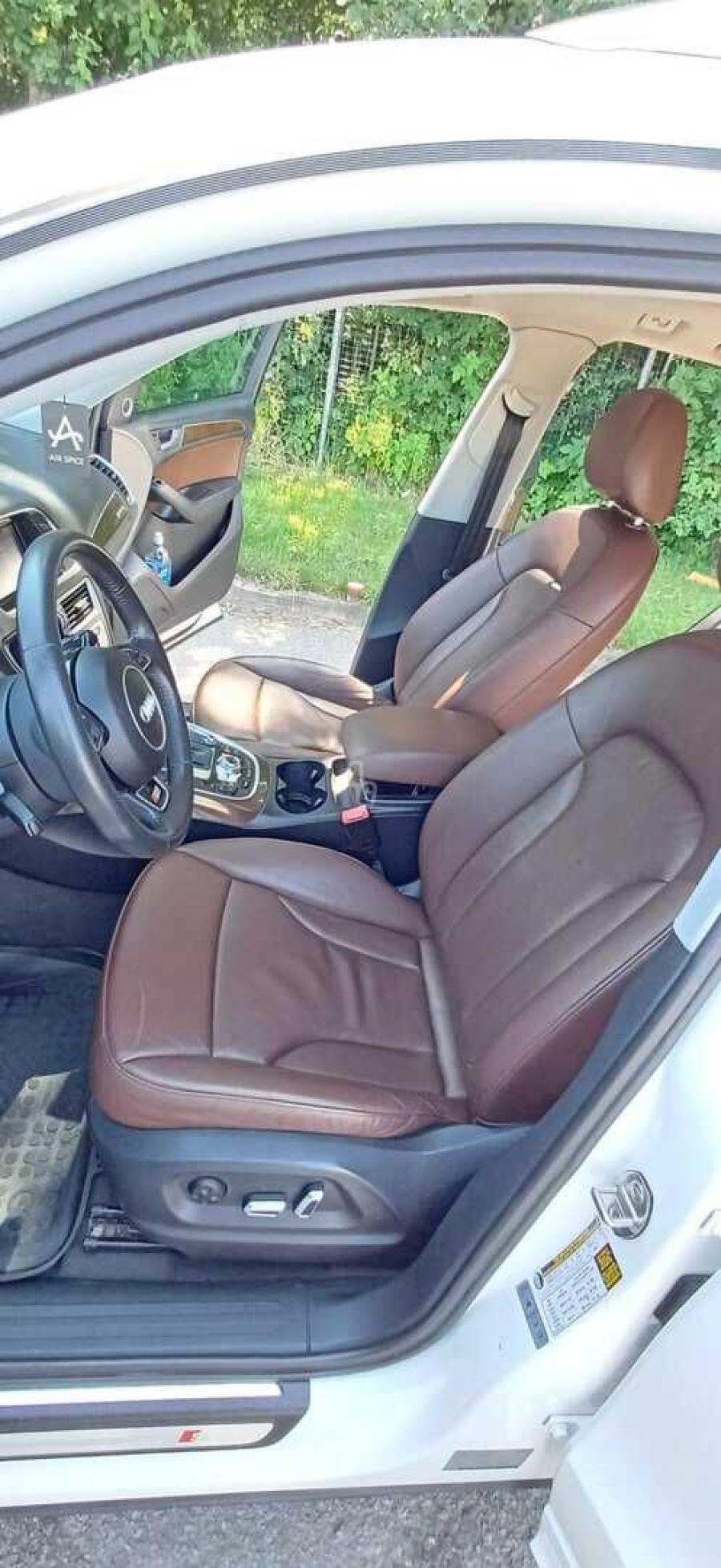 White Audi Q5 2016 in Vilnius, with an engine capacity of 2.00 L and mileage of 260 thousand km for 15350 €, photo 10 on AUTOMOTO.COM.LV