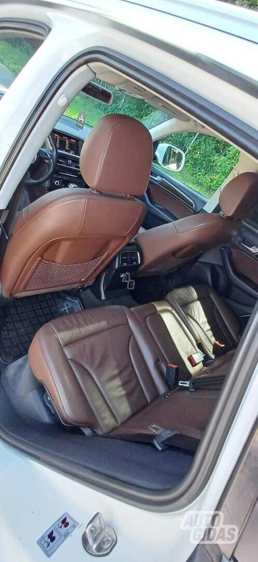 White Audi Q5 2016 in Vilnius, with an engine capacity of 2.00 L and mileage of 260 thousand km for 15350 €, photo 13 on AUTOMOTO.COM.LV