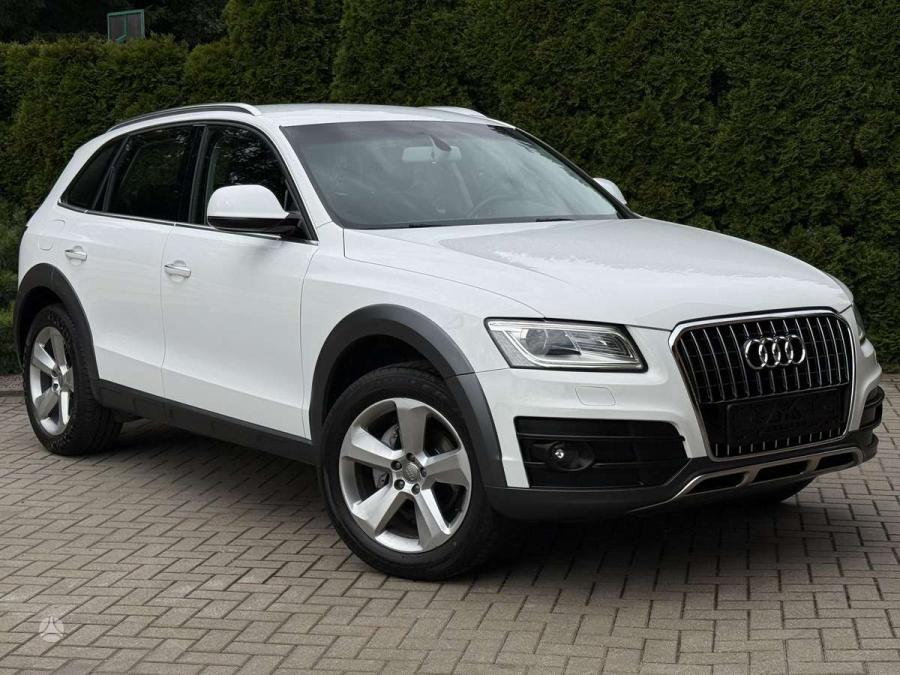 White Audi Q5 2016 in Jonava, with an engine capacity of 1.97 L and mileage of 231 thousand km for 13650 €, photo 6 on AUTOMOTO.COM.LV