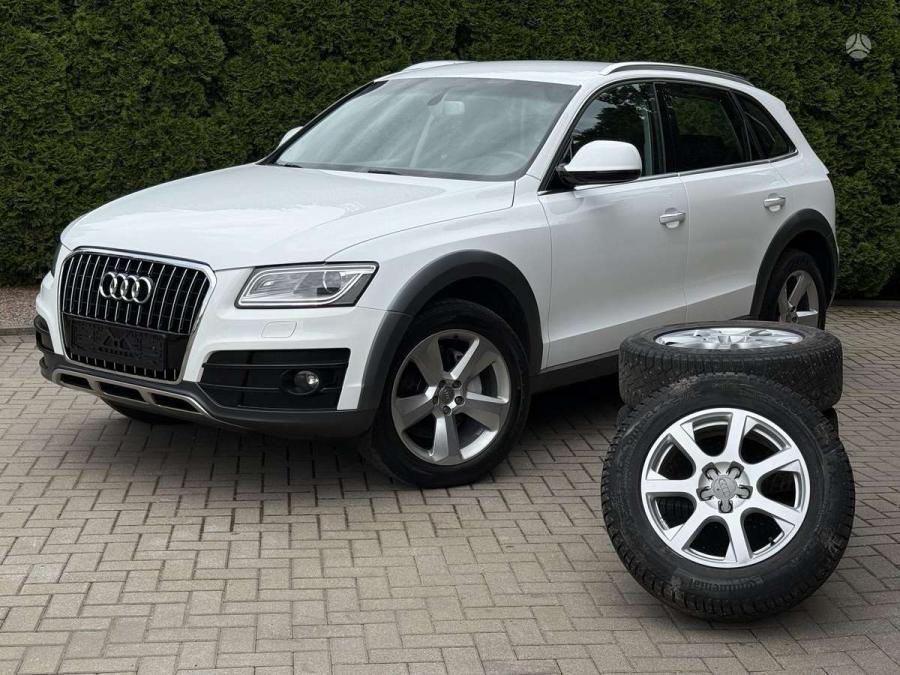 White Audi Q5 2016 in Jonava, with an engine capacity of 1.97 L and mileage of 231 thousand km for 13650 €, photo 12 on AUTOMOTO.COM.LV