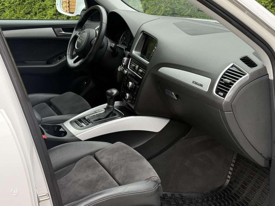 White Audi Q5 2016 in Jonava, with an engine capacity of 1.97 L and mileage of 231 thousand km for 13650 €, photo 22 on AUTOMOTO.COM.LV