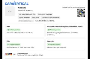 White Audi Q5 2016 in Jonava, with an engine capacity of 1.97 L and mileage of 231 thousand km for 13650 €, photo 26 on AUTOMOTO.COM.LV