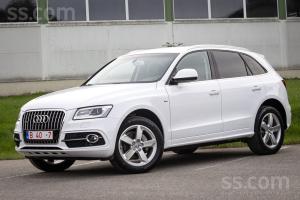White Audi Q5 2016 in Tukums, with an engine capacity of 2.00 L and mileage of 165 thousand km for 13990 €, photo 3 on AUTOMOTO.COM.LV
