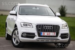 White Audi Q5 2016 in Tukums, with an engine capacity of 2.00 L and mileage of 165 thousand km for 13990 €, photo 5 on AUTOMOTO.COM.LV