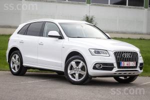 White Audi Q5 2016 in Tukums, with an engine capacity of 2.00 L and mileage of 165 thousand km for 13990 €, photo 6 on AUTOMOTO.COM.LV