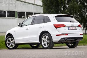 White Audi Q5 2016 in Tukums, with an engine capacity of 2.00 L and mileage of 165 thousand km for 13990 €, photo 9 on AUTOMOTO.COM.LV