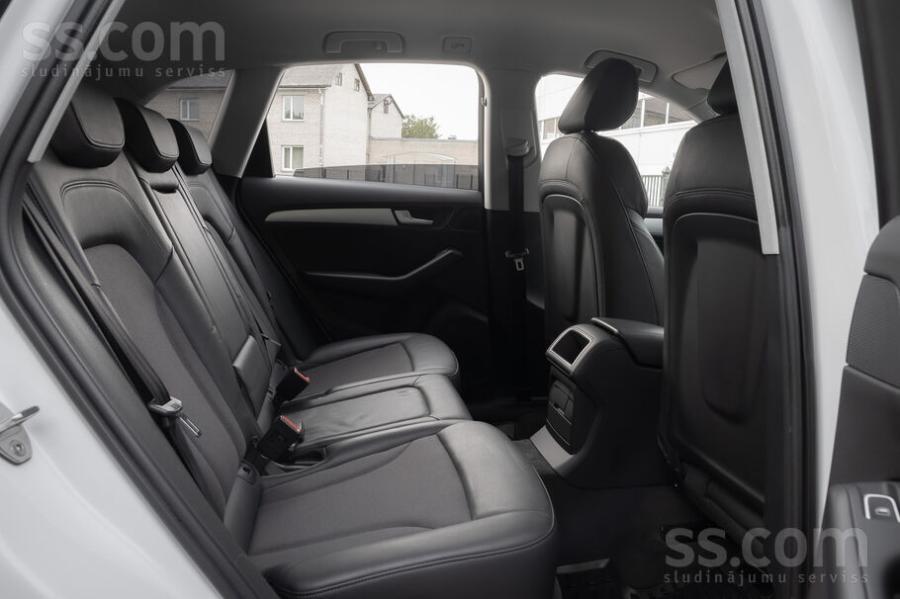White Audi Q5 2016 in Tukums, with an engine capacity of 2.00 L and mileage of 165 thousand km for 13990 €, photo 20 on AUTOMOTO.COM.LV