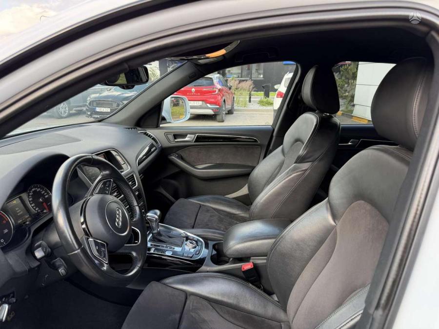 White Audi Q5 2016 in Vilnius, with an engine capacity of 1.98 L and mileage of 196 thousand km for 13000 €, photo 8 on AUTOMOTO.COM.LV