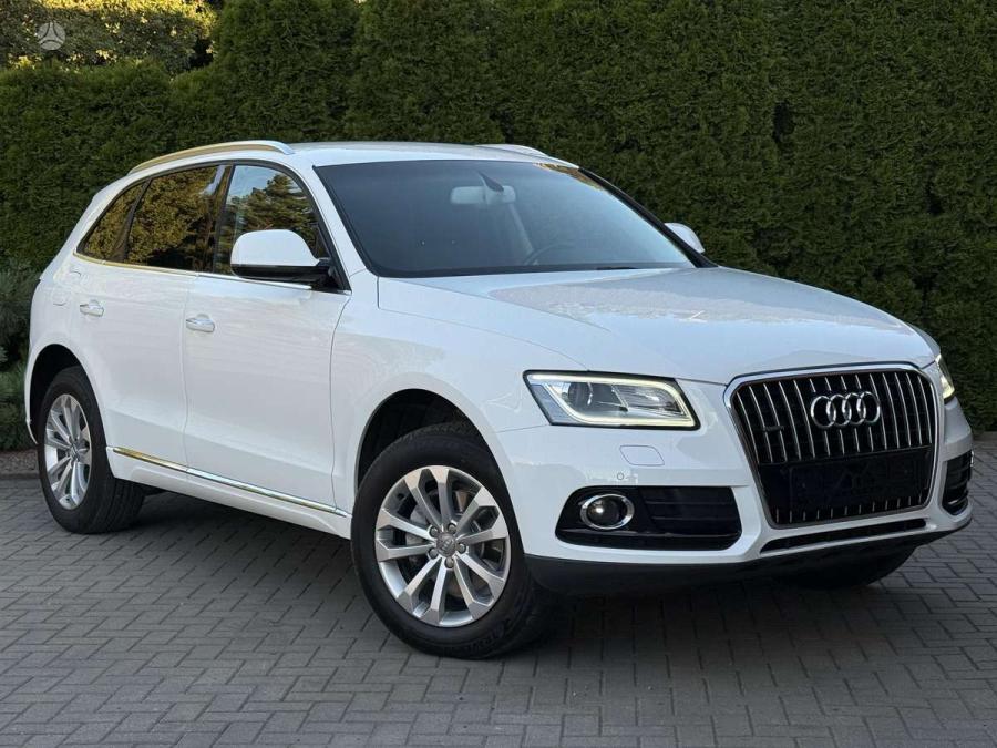 White Audi Q5 2016 in Jonava, with an engine capacity of 1.97 L and mileage of 260 thousand km for 12750 €, photo 5 on AUTOMOTO.COM.LV