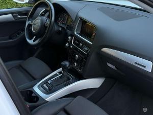 White Audi Q5 2016 in Jonava, with an engine capacity of 1.97 L and mileage of 260 thousand km for 12750 €, photo 18 on AUTOMOTO.COM.LV