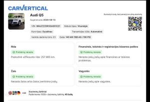White Audi Q5 2016 in Jonava, with an engine capacity of 1.97 L and mileage of 260 thousand km for 12750 €, photo 24 on AUTOMOTO.COM.LV