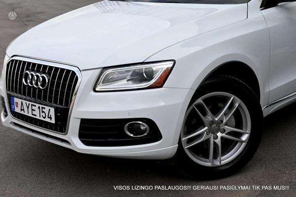 White Audi Q5 2016 in Kretinga, with an engine capacity of 1.98 L and mileage of 196 thousand km for 12499 €, photo 5 on AUTOMOTO.COM.LV