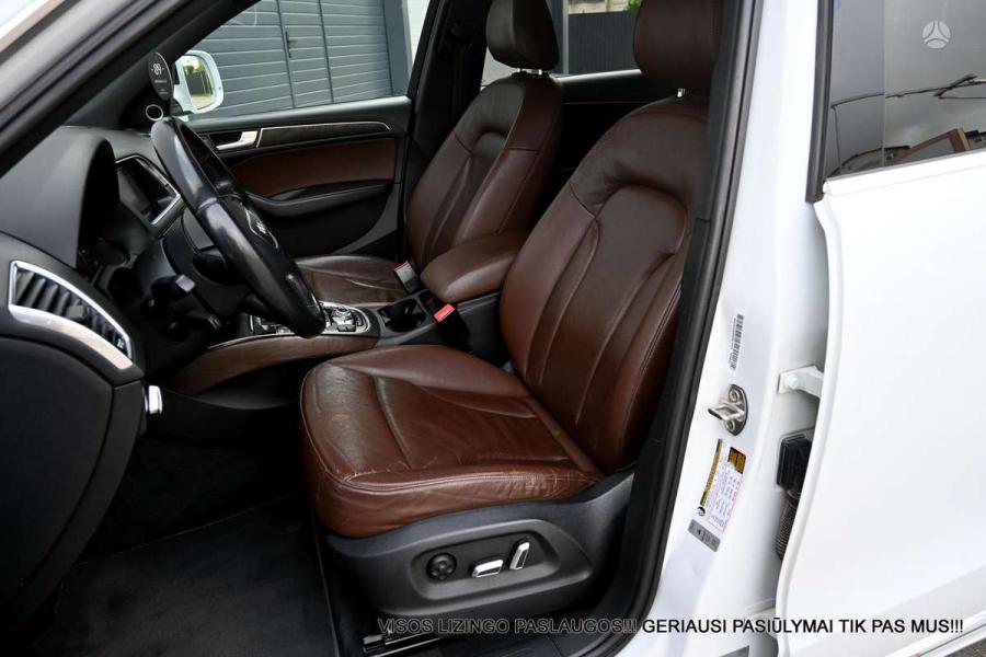 Balts Audi Q5 2016 Kretinga, ar dzinēja tilpumu 1.98 L un nobraukumu 196 tūkst. km par 12499 €, foto 19 vietnē AUTOMOTO.COM.LV