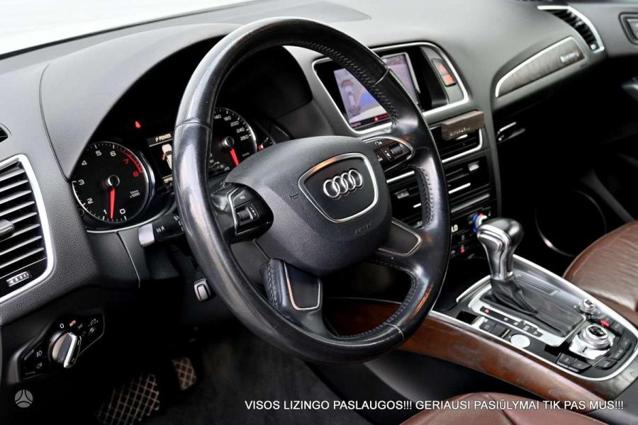 Balts Audi Q5 2016 Kretinga, ar dzinēja tilpumu 1.98 L un nobraukumu 196 tūkst. km par 12499 €, foto 23 vietnē AUTOMOTO.COM.LV