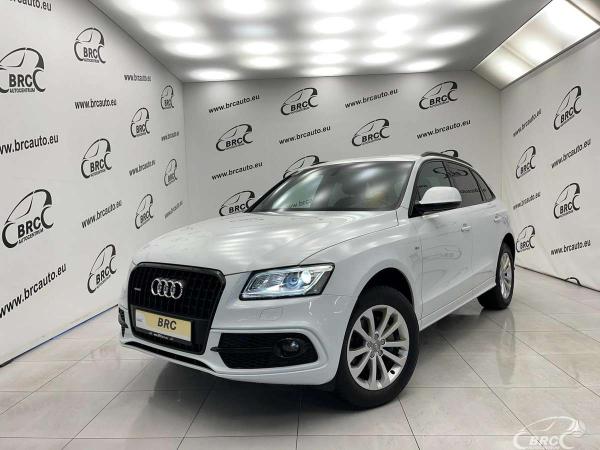 Audi Q5 2016 in Vilnius on AUTOMOTO.COM.LV White Audi Q5 2016 in Vilnius, with an engine capacity of 1.98 L and mileage of 196 thousand km for 12900 €, photo 4 on AUTOMOTO.COM.LV