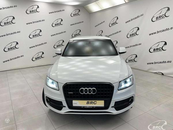 Audi Q5 2016 in Vilnius on AUTOMOTO.COM.LV White Audi Q5 2016 in Vilnius, with an engine capacity of 1.98 L and mileage of 196 thousand km for 12900 €, photo 6 on AUTOMOTO.COM.LV