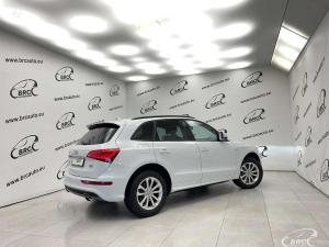 White Audi Q5 2016 in Vilnius, with an engine capacity of 1.98 L and mileage of 196 thousand km for 12900 €, photo 7 on AUTOMOTO.COM.LV