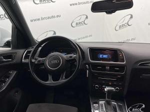 White Audi Q5 2016 in Vilnius, with an engine capacity of 1.98 L and mileage of 196 thousand km for 12900 €, photo 16 on AUTOMOTO.COM.LV