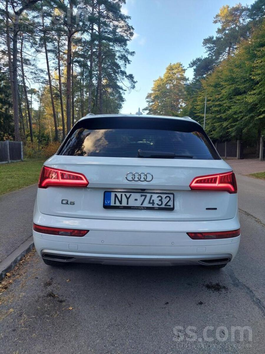 White Audi Q5 2017 in Jurmala, with an engine capacity of 2.00 L and mileage of 190 thousand km for 19900 €, photo 4 on AUTOMOTO.COM.LV