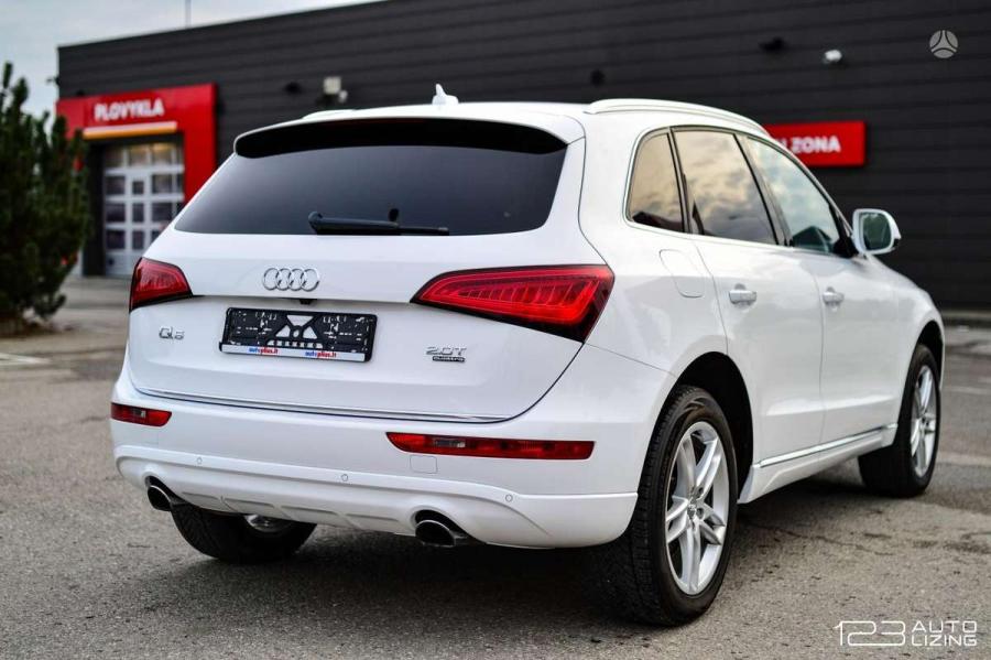 White Audi Q5 2017 in Kretinga, with an engine capacity of 2.00 L and mileage of 187 thousand km for 14950 €, photo 6 on AUTOMOTO.COM.LV