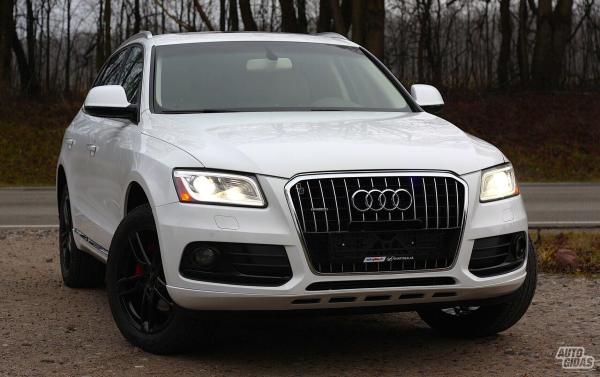 White Audi Q5 2017 in Petrikaiciai, with an engine capacity of 2.00 L and mileage of 171 thousand km for 14999 €, photo 4 on AUTOMOTO.COM.LV
