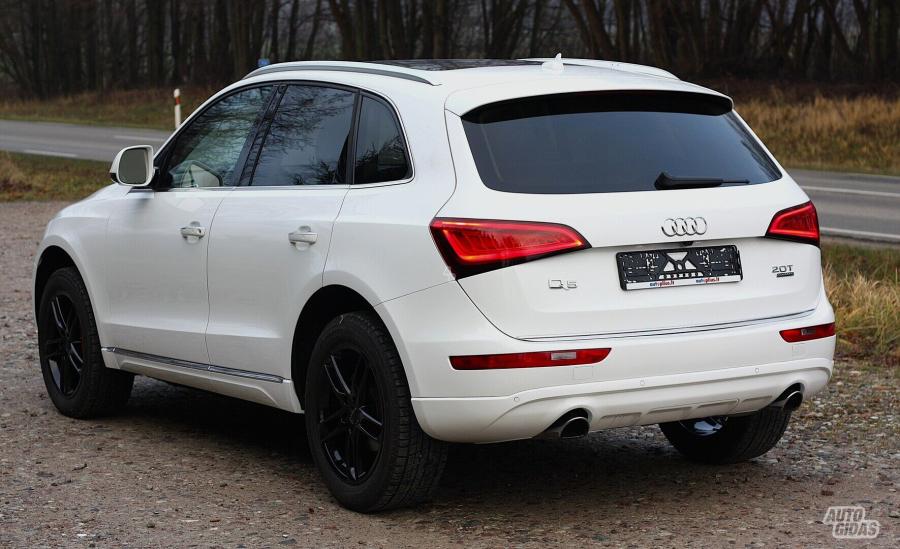 White Audi Q5 2017 in Petrikaiciai, with an engine capacity of 2.00 L and mileage of 171 thousand km for 14999 €, photo 7 on AUTOMOTO.COM.LV
