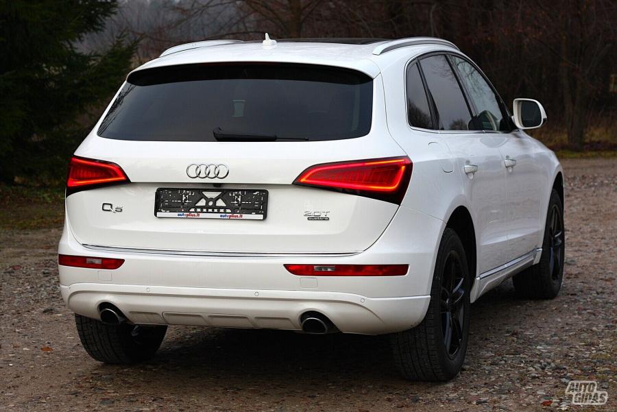 White Audi Q5 2017 in Petrikaiciai, with an engine capacity of 2.00 L and mileage of 171 thousand km for 14999 €, photo 11 on AUTOMOTO.COM.LV