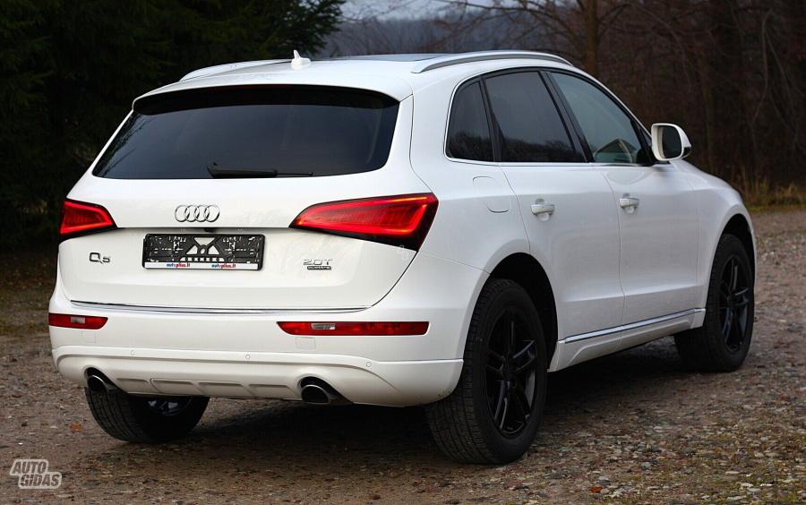 White Audi Q5 2017 in Petrikaiciai, with an engine capacity of 2.00 L and mileage of 171 thousand km for 14999 €, photo 12 on AUTOMOTO.COM.LV