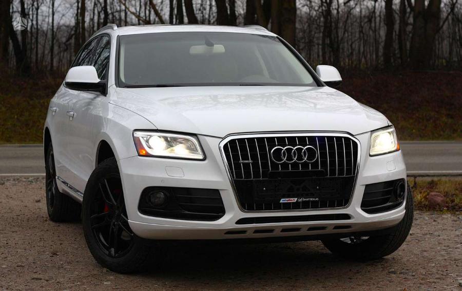 White Audi Q5 2017 in Kretinga, with an engine capacity of 1.98 L and mileage of 171 thousand km for 14999 €, photo 4 on AUTOMOTO.COM.LV