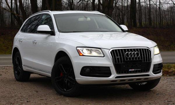 White Audi Q5 2017 in Kretinga, with an engine capacity of 1.98 L and mileage of 171 thousand km for 14999 €, photo 5 on AUTOMOTO.COM.LV