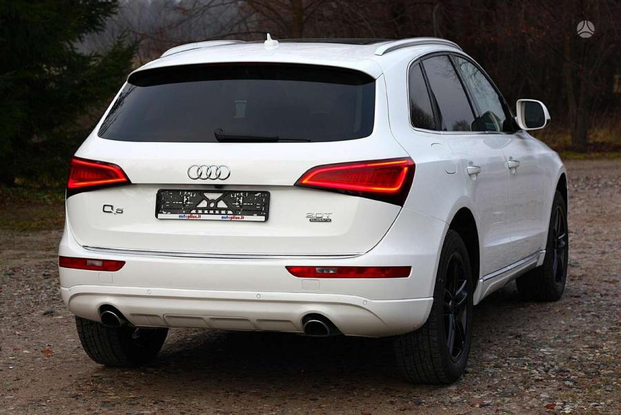 White Audi Q5 2017 in Kretinga, with an engine capacity of 1.98 L and mileage of 171 thousand km for 14999 €, photo 11 on AUTOMOTO.COM.LV