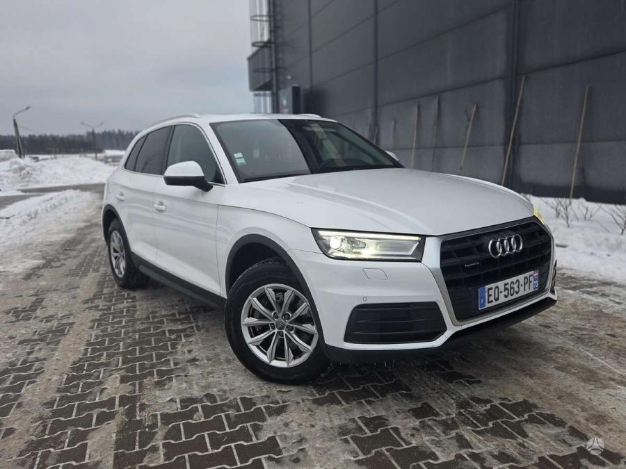 White Audi Q5 2017 in Vilnius, with an engine capacity of 1.97 L and mileage of 175 thousand km for 21300 €, photo 1 on AUTOMOTO.COM.LV