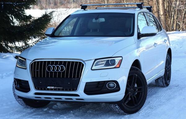White Audi Q5 2017 in Petrikaiciai, with an engine capacity of 2.00 L and mileage of 107 thousand km for 15999 €, photo 5 on AUTOMOTO.COM.LV
