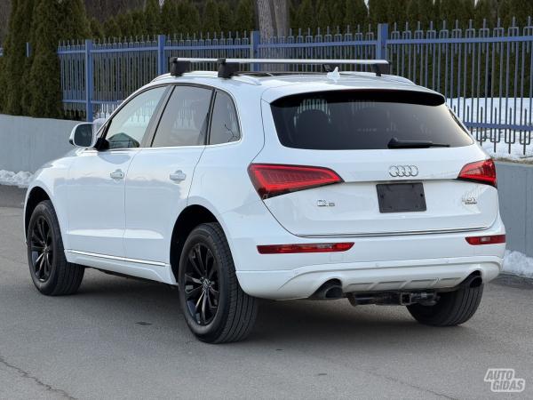 White Audi Q5 2017 in Vilnius, with an engine capacity of 2.00 L and mileage of 156 thousand km for 15500 €, photo 4 on AUTOMOTO.COM.LV