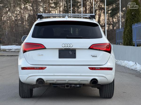 White Audi Q5 2017 in Vilnius, with an engine capacity of 2.00 L and mileage of 156 thousand km for 15500 €, photo 6 on AUTOMOTO.COM.LV