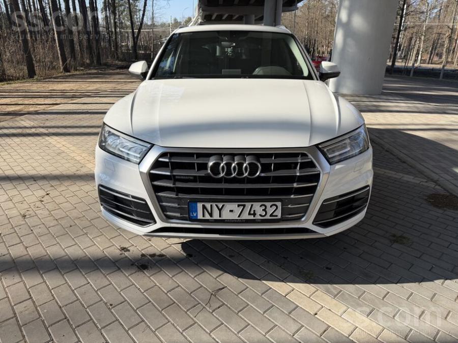 Balts Audi Q5 2017 Rīga, ar dzinēja tilpumu 2.00 L un nobraukumu 195 tūkst. km par 18700 €, foto 2 vietnē AUTOMOTO.COM.LV